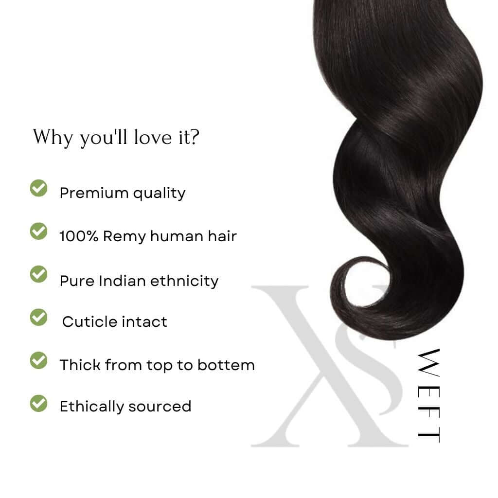 16" Weft Hair Extensions | Extension Studio